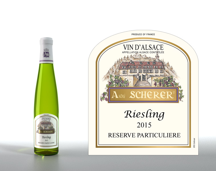 Demi bouteille de vin Riesling 2015 Réserve Particulière pas cher - Demi bouteille de vin d'Alsace