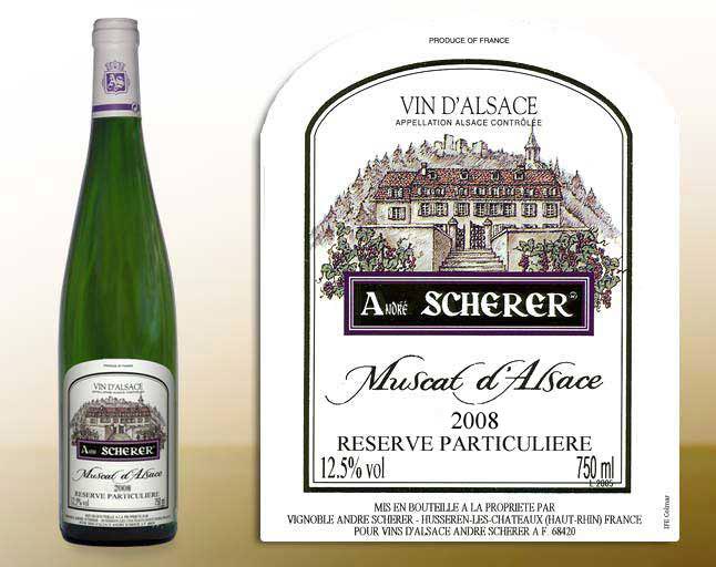 Vente de vin Muscat 2008 Réserve Particulière - Achat de bouteille de ...